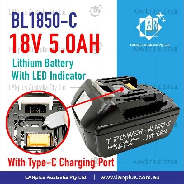 BL1850 C Battery Type C Port